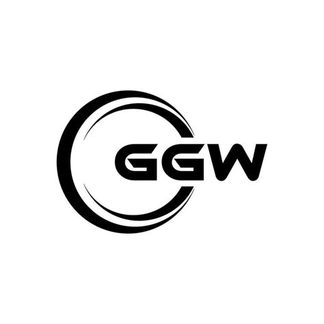 Ggw Logo Diseño Inspiración Para Un único Identidad Moderno Elegancia