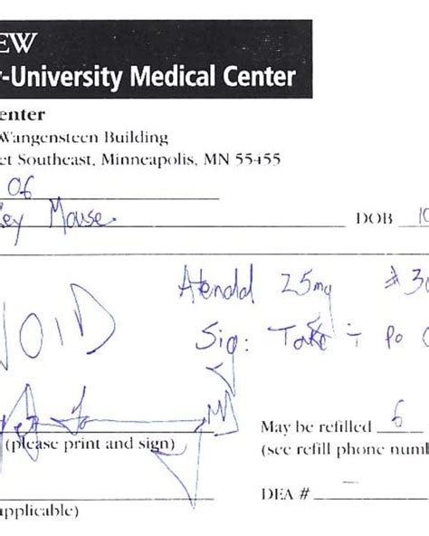 How To Write A Prescription