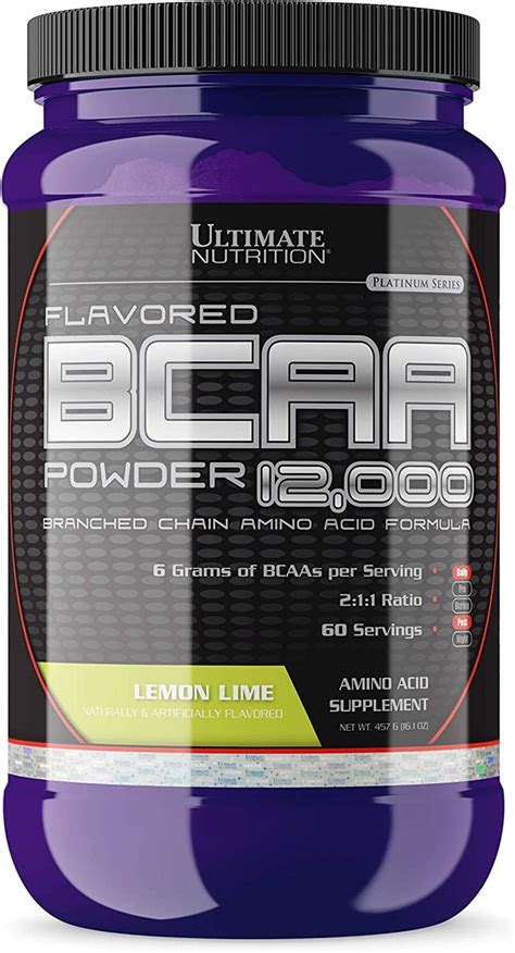 Ultimate Nutrition Flavored Bcaa Powder 12000 Amino Acids Supplements For Muscle Recovery60