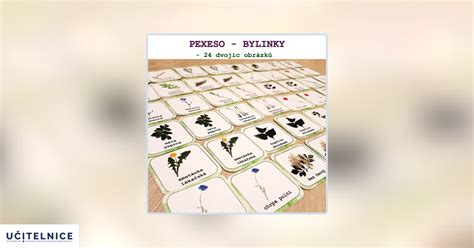 Pexeso Bylinky Učitelnice Pexeso Bylinky Učitelnice
