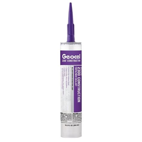 Geocel 2300 Construction Tripolymer Sealant Clear 304ml Lumberworld