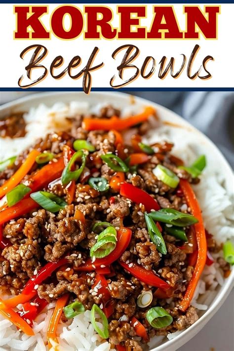 Korean Beef Bowl Ready In Just 15 Minutes Recipe Korean Beef Bowl