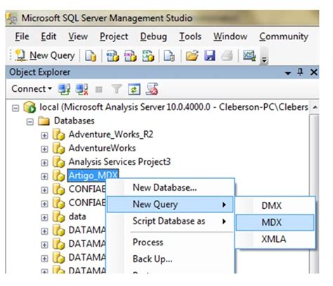 Mdx Query Com Sql Server 2008r2 Devmedia