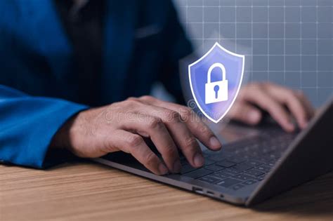 Cybersecurity And Network Protection Private Key Concept Data Security System Shield