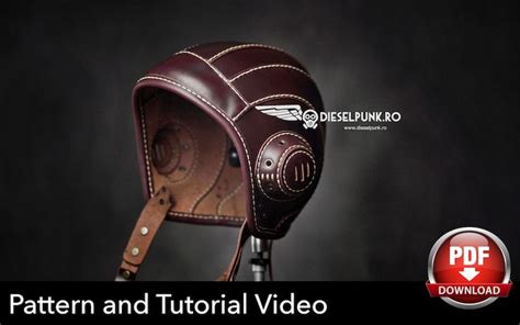 Aviator Cap Pattern Cosplay Helmet Diy Pdf Download Video