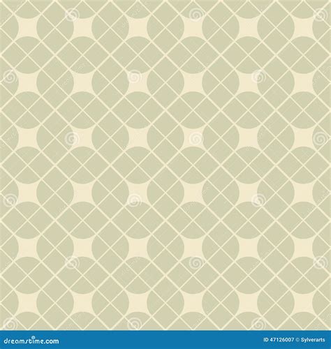 Vector Geometric Background With Rhombs Neutral Abstract Seamless Pattern Stock Vector