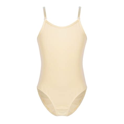 Kaerm Girls Seamless Camisole Undergarment Leotard Bodysuits For Ballet
