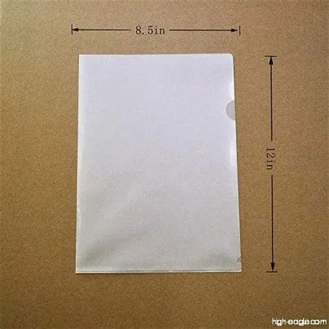 Polypropylene Clear L Folder Multicolor A4 At ₹ 325piece In