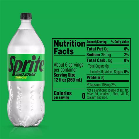 Sprite Zero Sugar Lemon Lime Diet Soda Pop Soft Drink Shop Soda At H E B