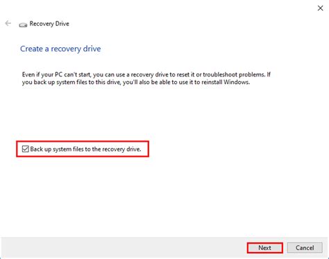 Create A Recovery Drive Or System Repair Disc On Windows