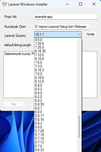 GitHub canerksk Laravel Windows Setup Laravel Resmi Github Release sürümlerini Windows