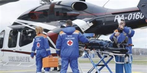 З місця де ймовірно був бункер путіна щойно вилетів геліокоптер екстренної допомоги Кажуть