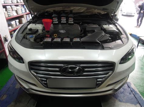 현대 그랜저ig 엔진오일 합성유교환 플러싱머신 잔유제거 합성유추천 일산오일전문점 합성유전문점 일산오일스마트 2891 네이버 블로그