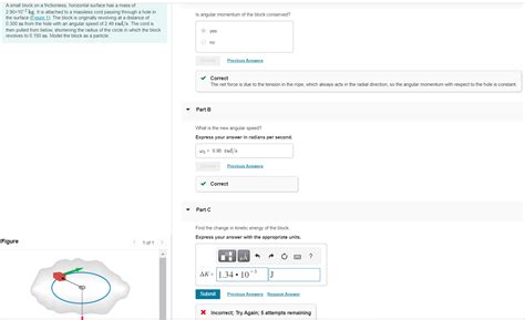 Solved A Small Block On A Frictionless Horizontal Surface Chegg Com