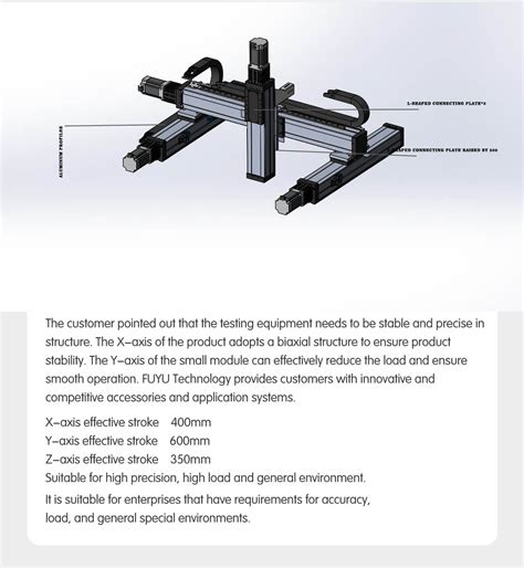 Cartesian Robot Linear Motion Multi Axis Positioning Xyz Stage Gantry