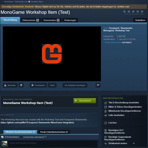 Facepunchsteamworks Monogameframework The Easiest Steamapi