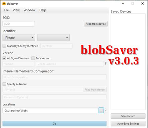 Blobsaver Save Your Ios Shsh2 Blobs For Ios 148 Or Ios 15