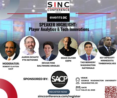 The Future Of Player Analytics And Tech In Sports Sinc 2025 Panel