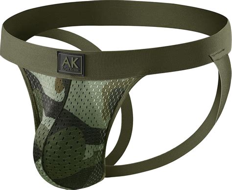 Arjen Kroos Mens Jock Strap Underwear Breathable Mesh Jockstraps Sexy