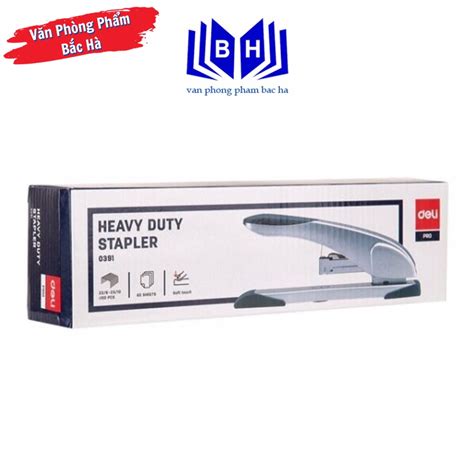 Dập Ghim Bấm ghim Deli E0391 0391 Dập Ghim Trung Dập Được 60 Tờ Shopee Việt Nam