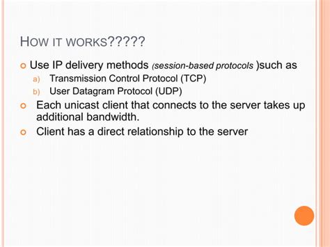 Unicasting Broadcasting And Multicasting New Pptx