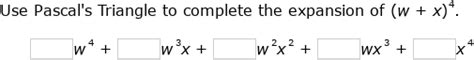 IXL Pascal S Triangle And The Binomial Theorem Grade Math