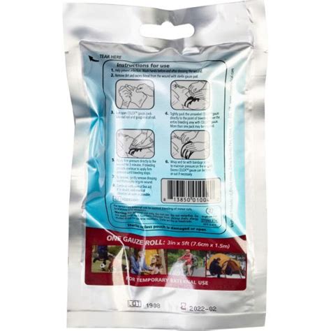 Celox First Aid Hemostatic Dressing Rolled From North American Rescue