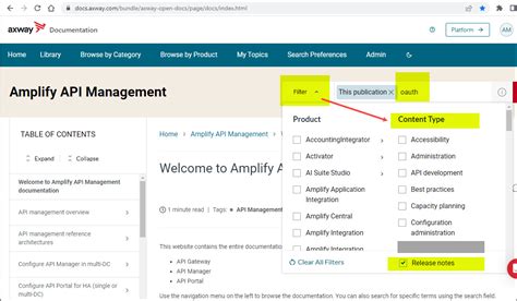 Search From The Main Doc Site