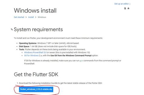 Installation Flutter On Windows Baraja Coding