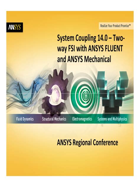 Ansys Multiphysics Systems Coupling Pdf Chemical Engineering