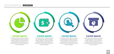 세트 원형 차트 인포 그래픽 달러와 지갑 비즈니스 정장및 그래프 차트 다이어그램 인포 그래픽에 있는 사람의 사용자 비즈니스 인포그래픽 템플릿입니다 벡터 개념에 대한 스톡