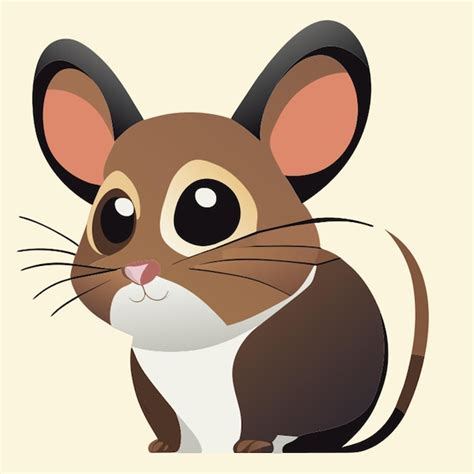 Mouse Side View Vector Illustration Premium Ai Generated Vector