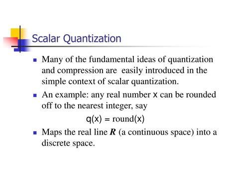 Ppt Scalar Quantization Powerpoint Presentation Free Download Id
