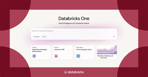 databricks one ビジネスユーザーのための新しいデータ＆ai体験 databricks blog