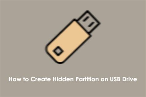 How To Create Hidden Partition On USB Drive Full Guide