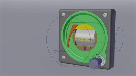 F16 Backup Attitude Direction Indicator Adi 3d Model Rigged Cgtrader