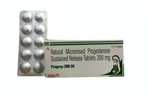 Progeny 200 Sr Tab Natural Micronized Progesterone Sustained Release