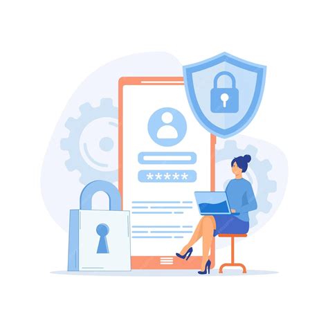 Premium Vector Data Protection Data Security And Privacy And Internet Security Flat Vector