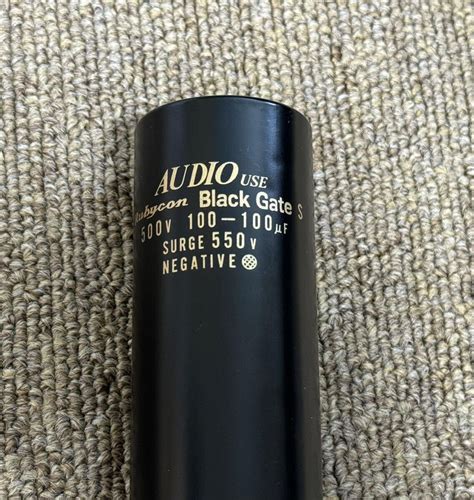 Yahoo オークション Rubycon Black Gate S 500v 100uf 100uf 動作品