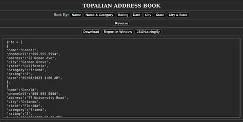 Github Christophertopaliantopalianaddressbook Here Is An Easy To
