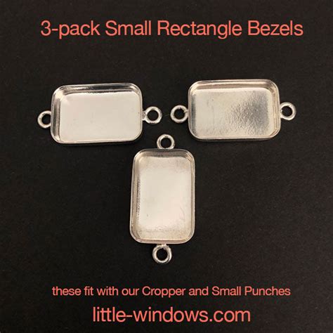 Small Silver Plated Bezels For Resin Jewelry 3 Pack And 6 Pack Little Windows Brilliant