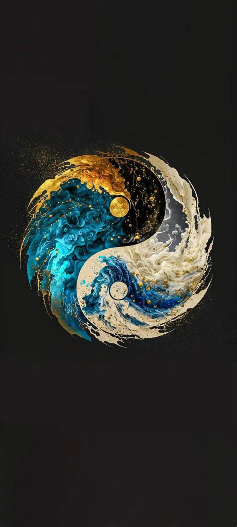 Colorful Yin Yang Art For Home Decor