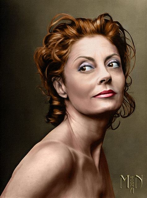 Susan Sarandon Res Digital Painting On Deviantart Famous Women