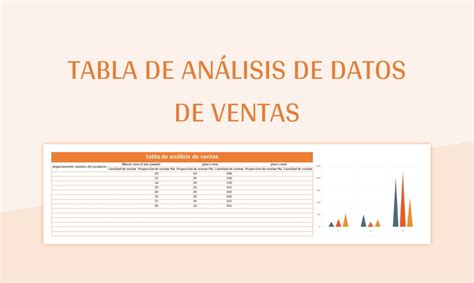 Plantilla De Excel Tabla De Datos De Ventas De Productos Y Hoja De