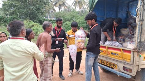 Community Outreach Initiative By Mvj College Of Engineering Distribution Of Ration Kits To