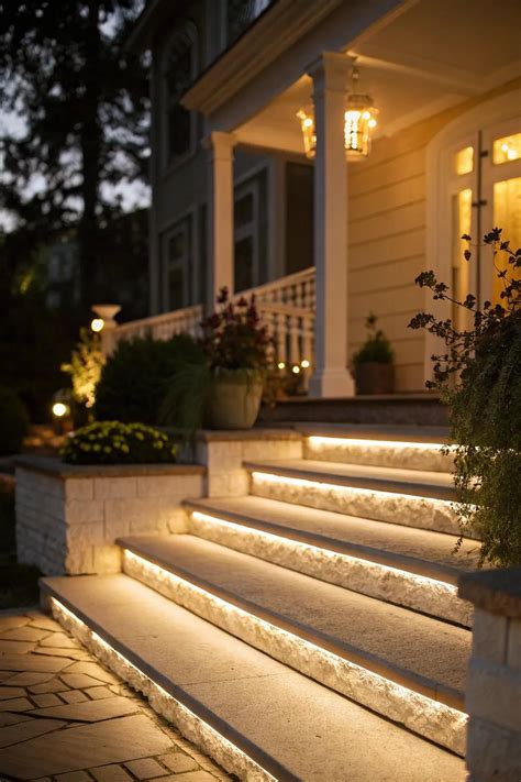 Creative Front Steps Designs To Elevate Curb Appeal Light And Layer