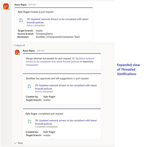将 Azure Repos 与 Microsoft Teams 配合使用 Azure Repos Microsoft Learn