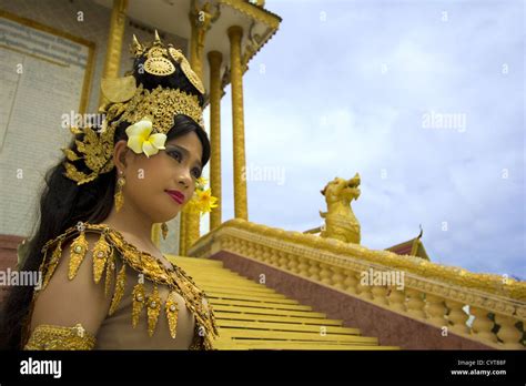 Apsara Dancer Beautiful Supernatural Female In Asian Mythology Stock