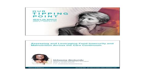 Pdf Assessing And Leveraging Food Insecurity And Malnutrition · Food Security And Chronic