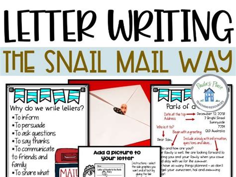 How To Write A Letter Teaching Resources
